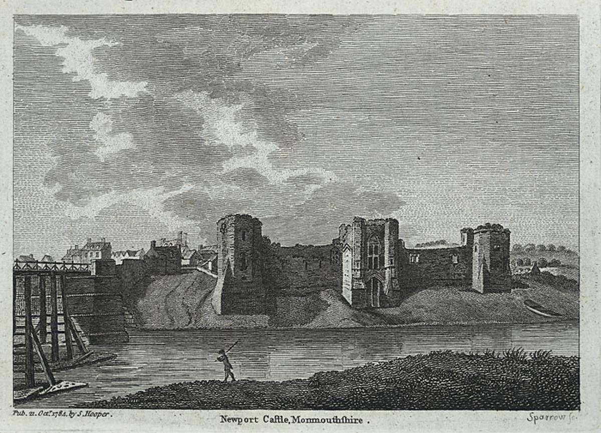 Newport Castle, Monmouthshire - Samuel Sparrow | FeelTheArt