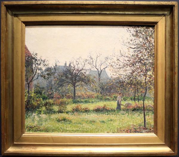 Morning Sun, Autumn - Camille Pissarro | FeelTheArt