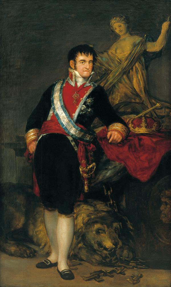 Retrato de Fernando VII da Espanha - Francisco de Goya | FeelTheArt