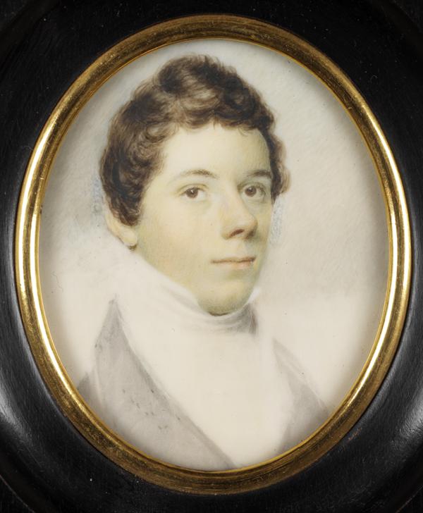 Portrait of George Long - Edward Greene Malbone | FeelTheArt